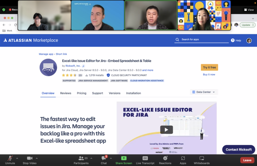 Excel-like Bulk Issue Editor at Appy Hours - Ricksoft, Inc.
