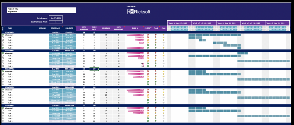 Best Project Timeline Management Examples | Project Timeline Examples