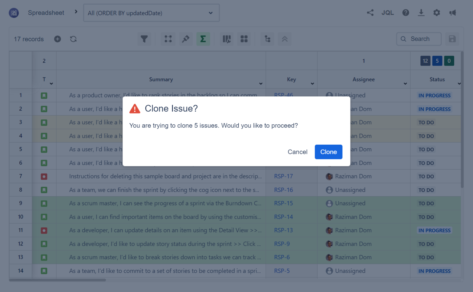 Experience Faster Workflow with Jira Bulk Clone: New Feature for Excel ...